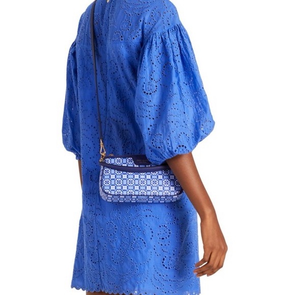 kate spade | Dresses | Kate Spade Floral Eyelet Puff Sleeve Dress ...